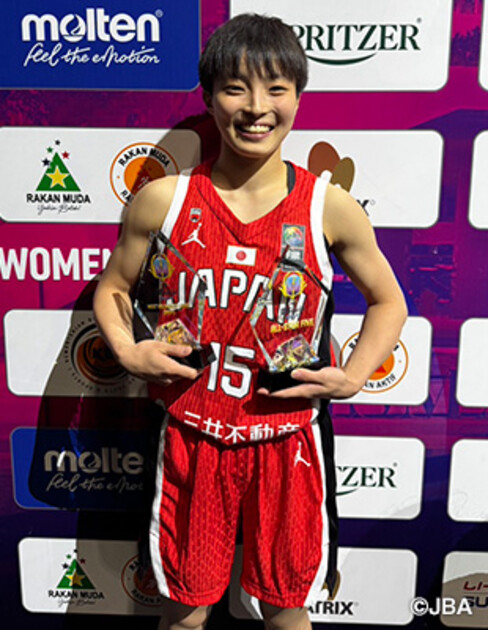 女子U16日本代表：FIBA U16女子アジアカップ 2025【3位決定戦】日本 71-58 中国 3位で大会終了──得点とアシストでトップの竹内みや選手はMVP＆オールスターファイブ受賞 ...