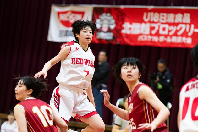 U18日清食品 北信越ブロックリーグ2024 女子 レポート 青山由奈「シューターとして常にリングを見る」県立足羽（福井県） - スポーツナビ