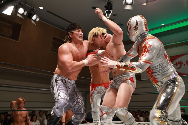 6/1横浜大会 試合後コメント 丸藤ぶ然…GHCタッグ挑戦決定もいきなり敗退 王者グリーン「横浜BUNTAIでも同じ」 - スポーツナビ