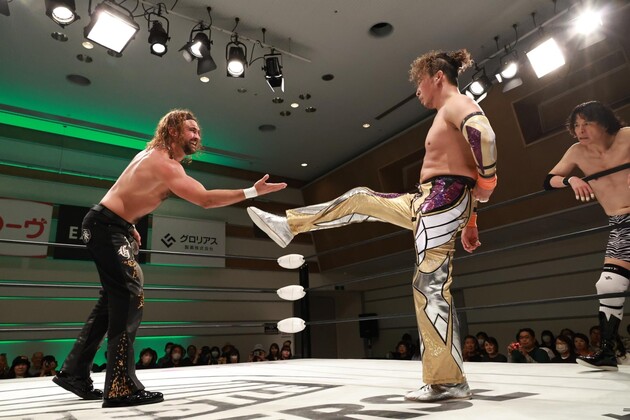 6/1横浜大会 試合後コメント 丸藤ぶ然…GHCタッグ挑戦決定もいきなり敗退 王者グリーン「横浜BUNTAIでも同じ」 - スポーツナビ