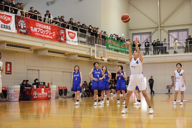 U18日清食品 九州ブロックリーグ2024 女子 レポート 田中佐季と森昊海「エネルギーを良い方向に持っていく」佐賀北（佐賀県） - スポーツナビ