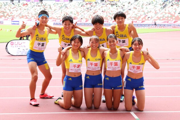 【リレフェス】U16 4×100mリレー 優勝コメント：千葉チームが大会新記録・大会タイ記録でアベック優勝！ - スポーツナビ