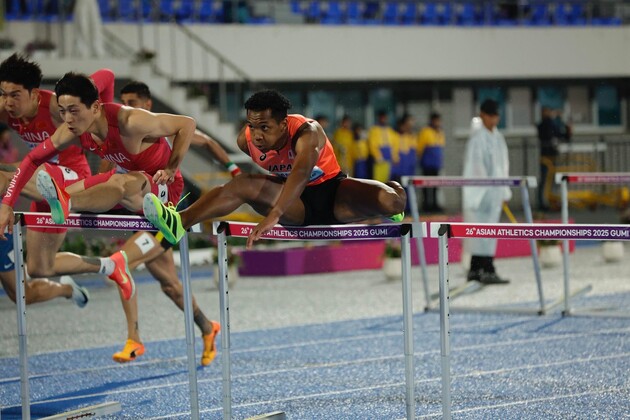 【クミ2025アジア選手権】男子110mハードル金メダル 村竹ラシッドコメント：悪条件の中冷静なレースでアジアタイトル獲得！ - スポーツナビ