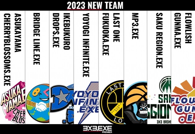 3x3.EXE PREMIER JAPAN 2023 新規参入チーム決定！ - スポーツナビ