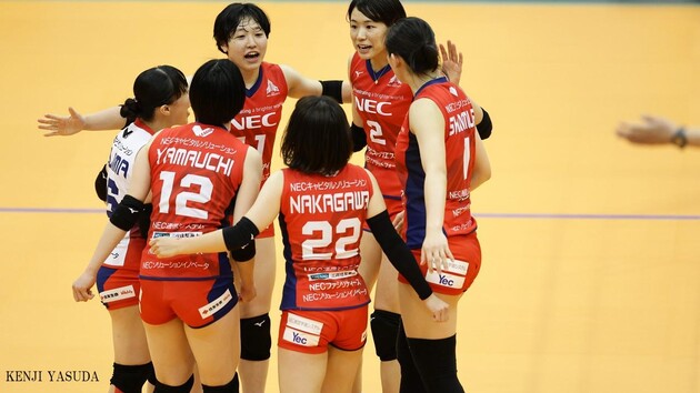 NEC レッドロケッツ、V1女子ファイナルに進出するための絶対条件の”勝利”を掴む！ - スポーツナビ