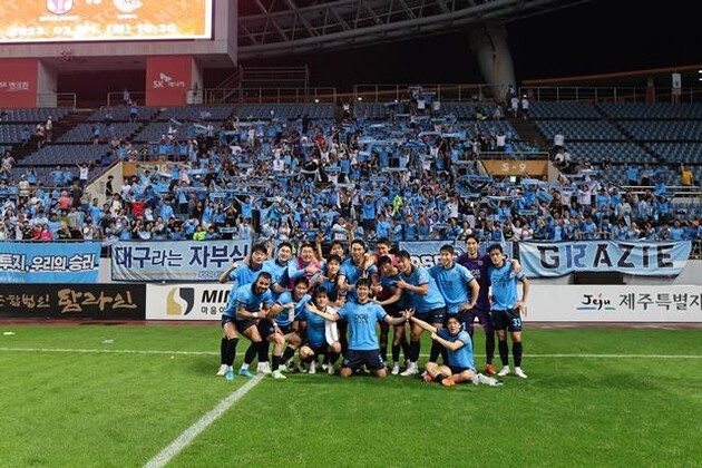 大邱FCのオ・スンフンがKリーグラウンドMVP選出！GKでは今季初のMVP受賞に - スポーツナビ