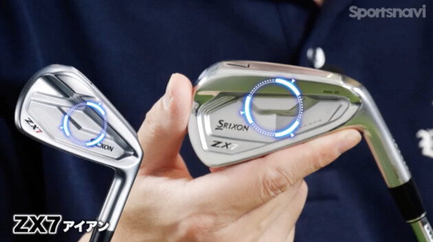スコア70台を目指す人に！ダンロップ「スリクソン ZX7 Mk II アイアン」 - スポーツナビ